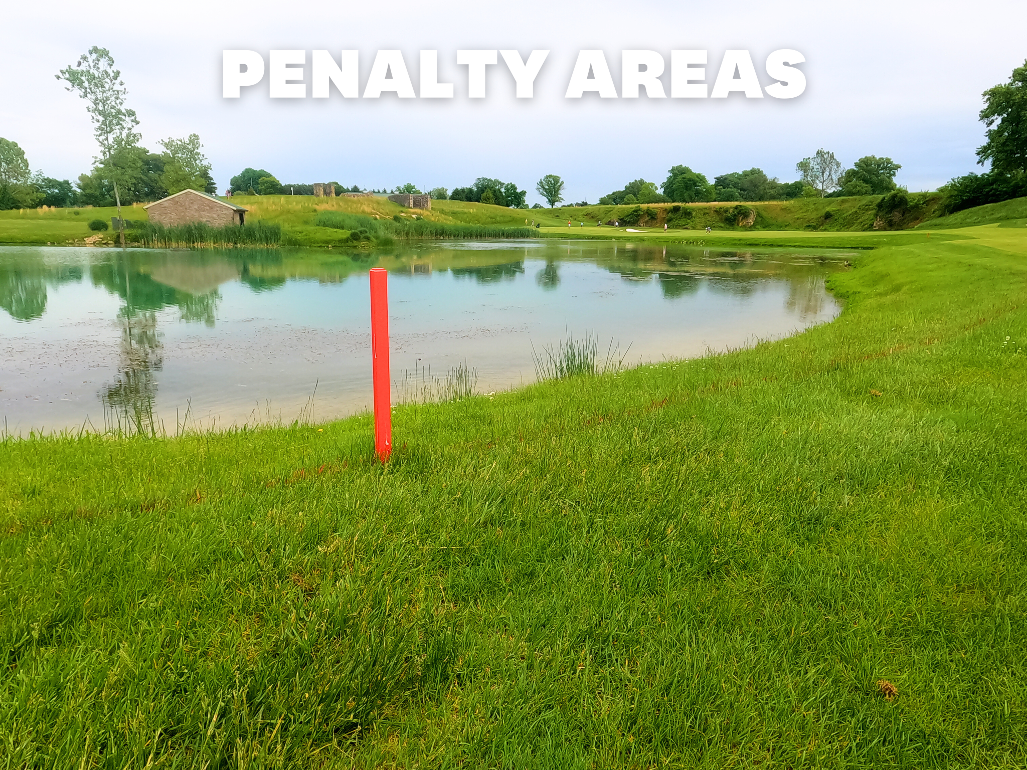 Most bunkers are easily defined by the edges of the turf surrounding ...
